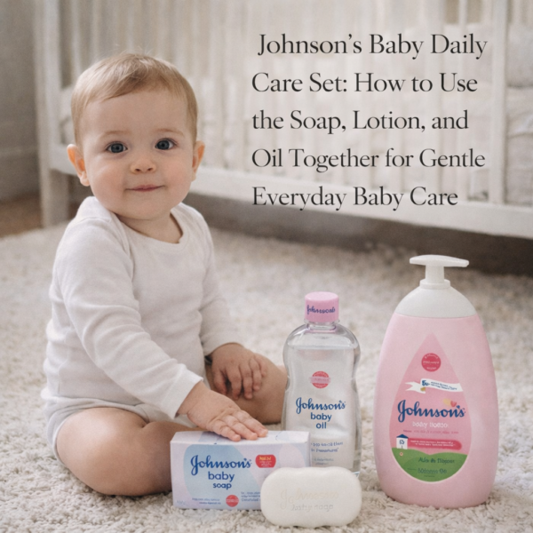 Johnson’s Baby Daily Care Set Review – Soap, Lotion & Oil for Gentle ...